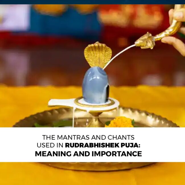 Mantras & Chants in Rudrabhishek Puja